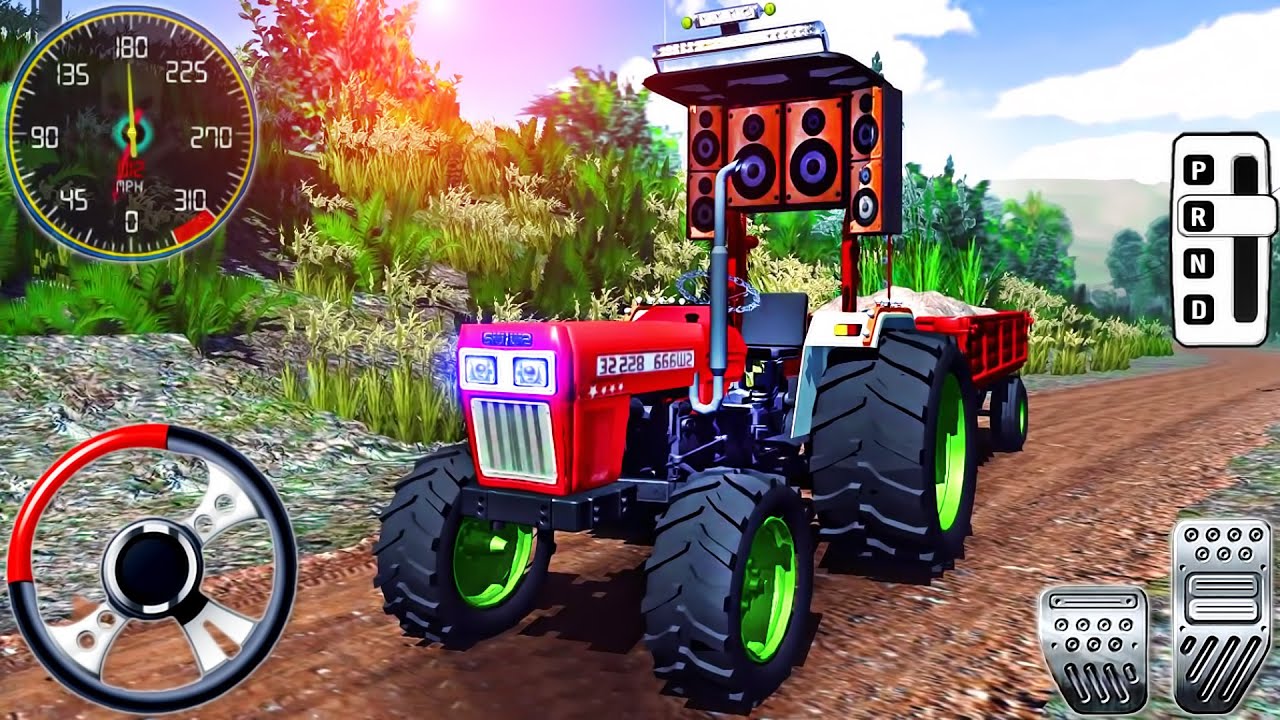 Indian Tractor Driving Simulator - Real Tractor Trolley Cargo Farming ...