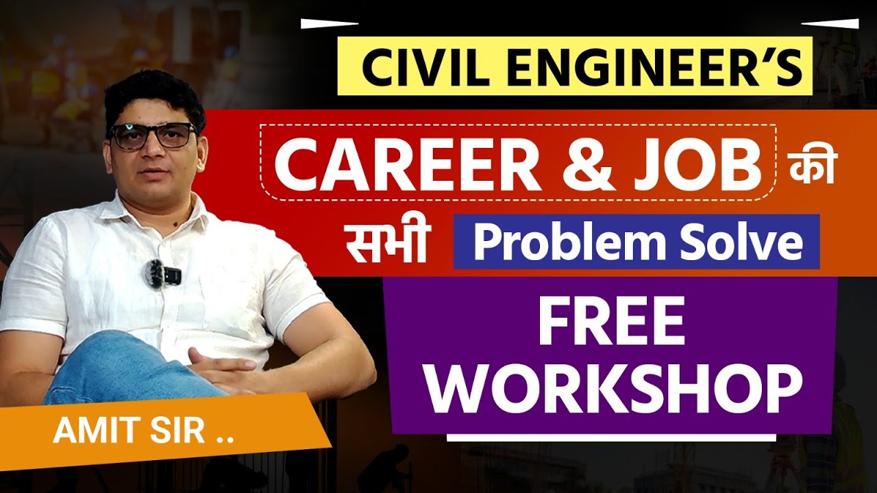 Free Workshop For Civil Engineer's | Best Career Option for Civil ...