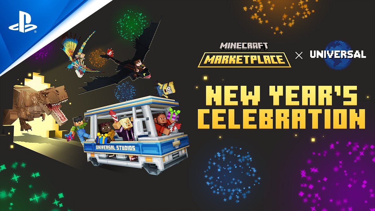 Minecraft - Universal New Year's Celebration Launch Trailer | PS4 Games ...