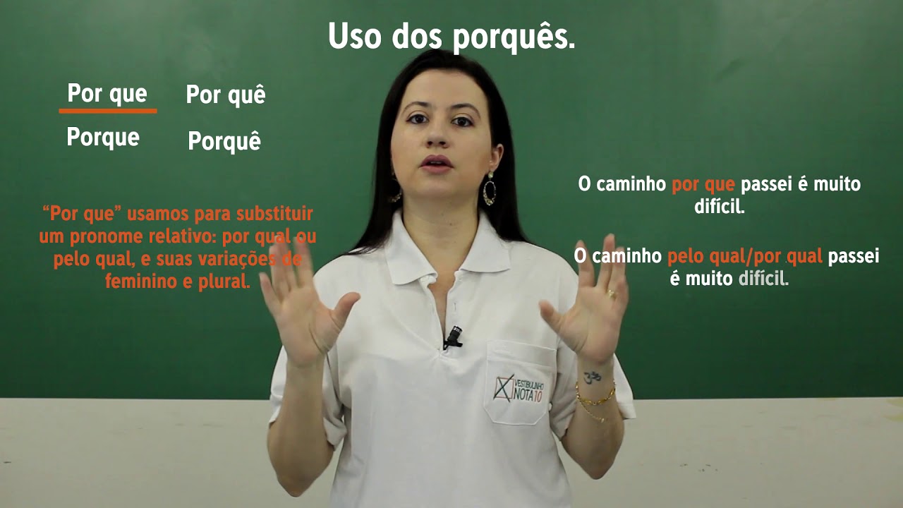 VESTIBULINHOS | O USO DOS PORQUÊS: JUNTO OU SEPARADO? COM OU SEM ACENTO ...