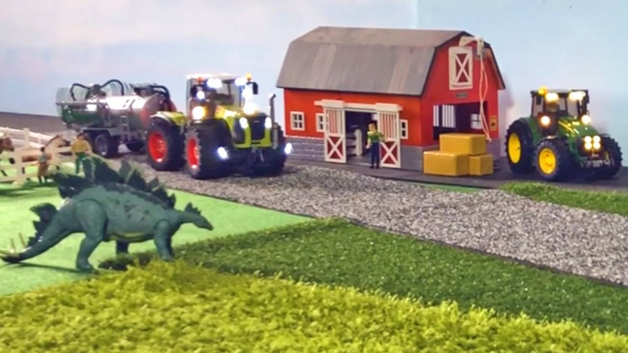 BRUDER Spielwaren TRACTOR for CHILDREN big Farm (2) - YouTube
