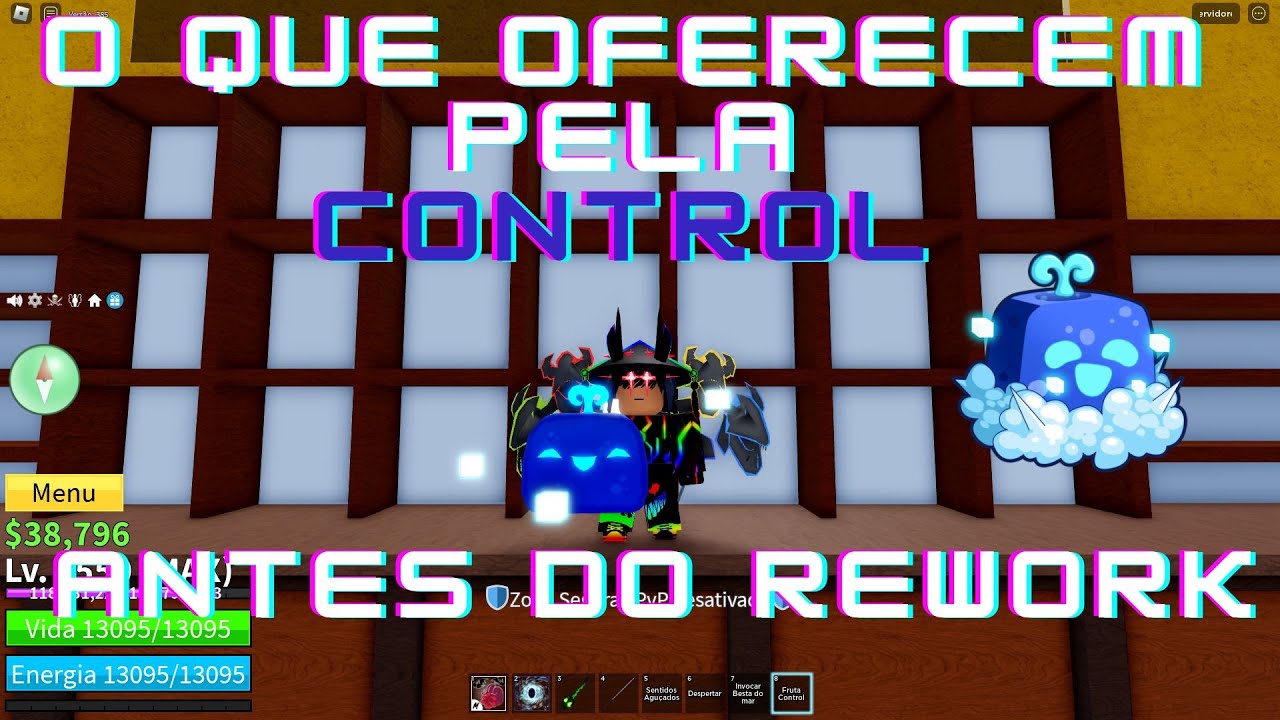O QUE OFERECEM POR CONTROL ANTES DO REWORK no Blox Fruits - YouTube