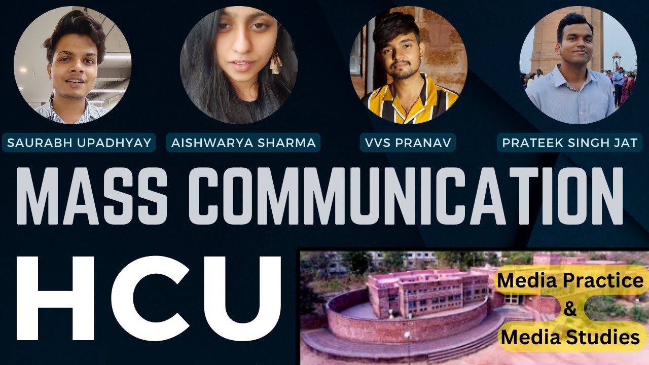 HCU Mass Communication Courses - Media Practice & Studies - YouTube