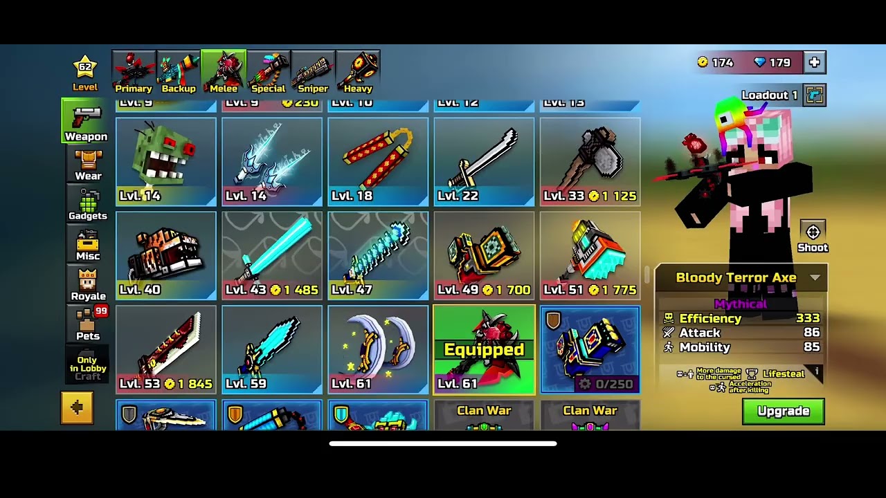 Melee has the huge hitbox and primary has good damage there both good ...