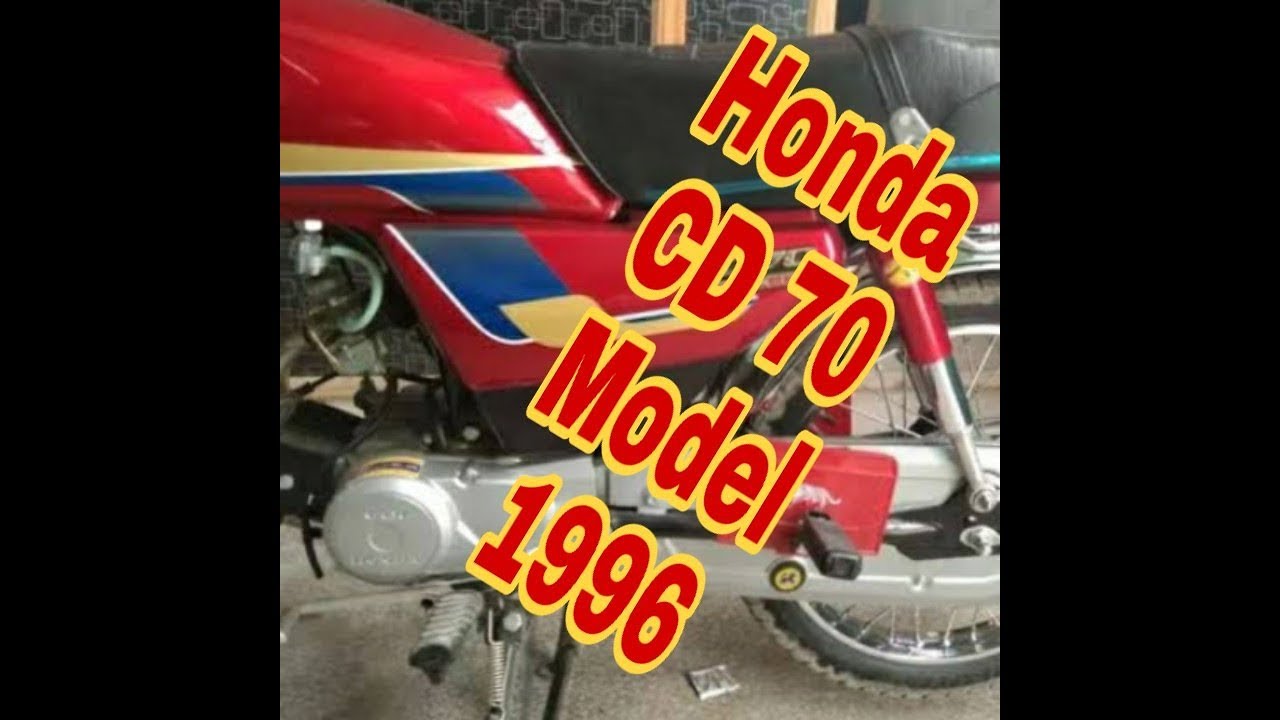 Honda CD 70 1996 Model for sale - YouTube