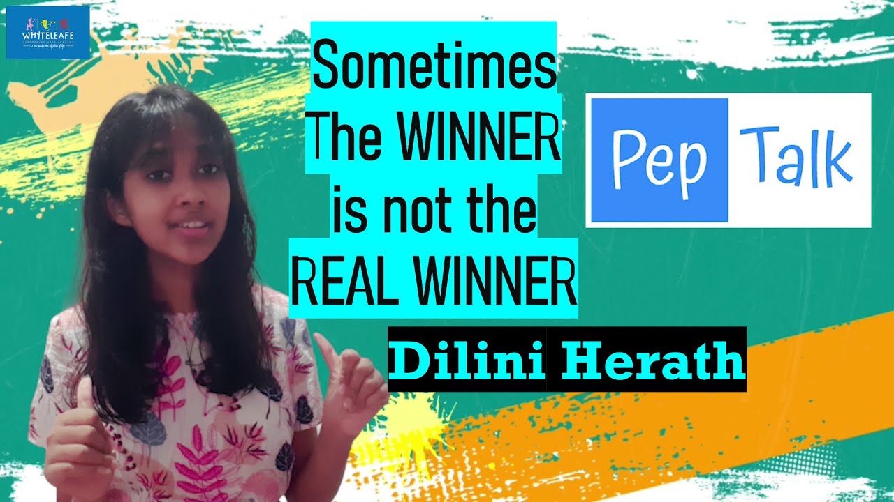 Happiness is not always in receiving but in giving away too | Dilini Herath | PepTalk ...