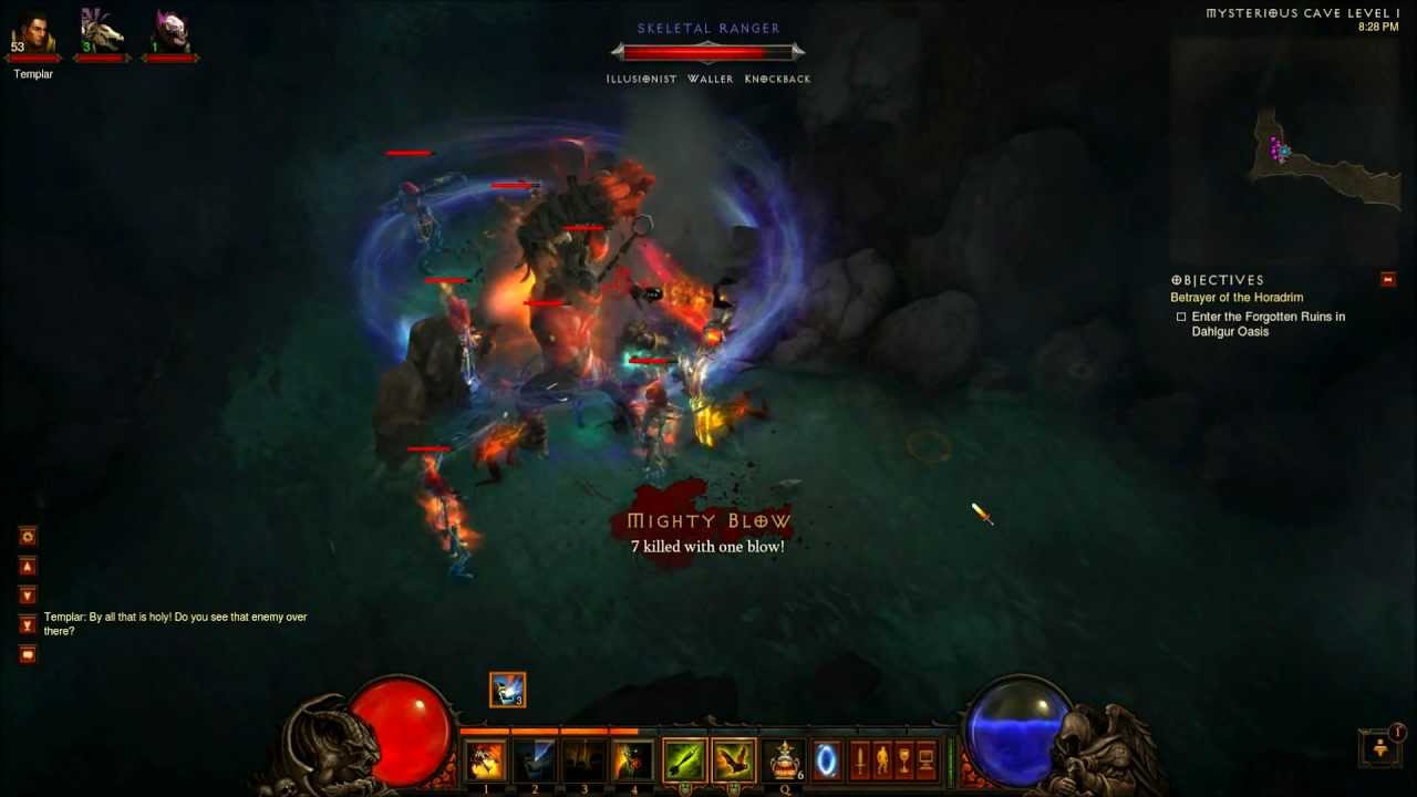 Diablo 3: Hell level act 2, secret cave - YouTube