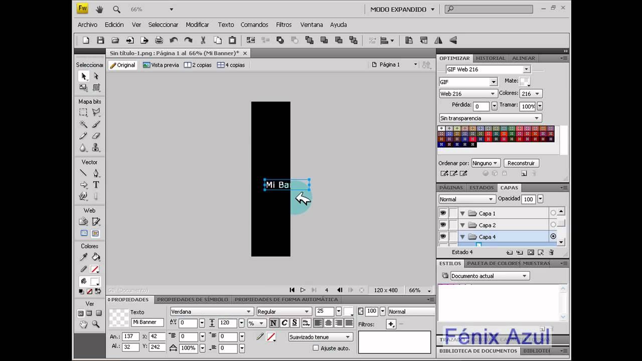 Animación - Adobe Fireworks CS4 - YouTube
