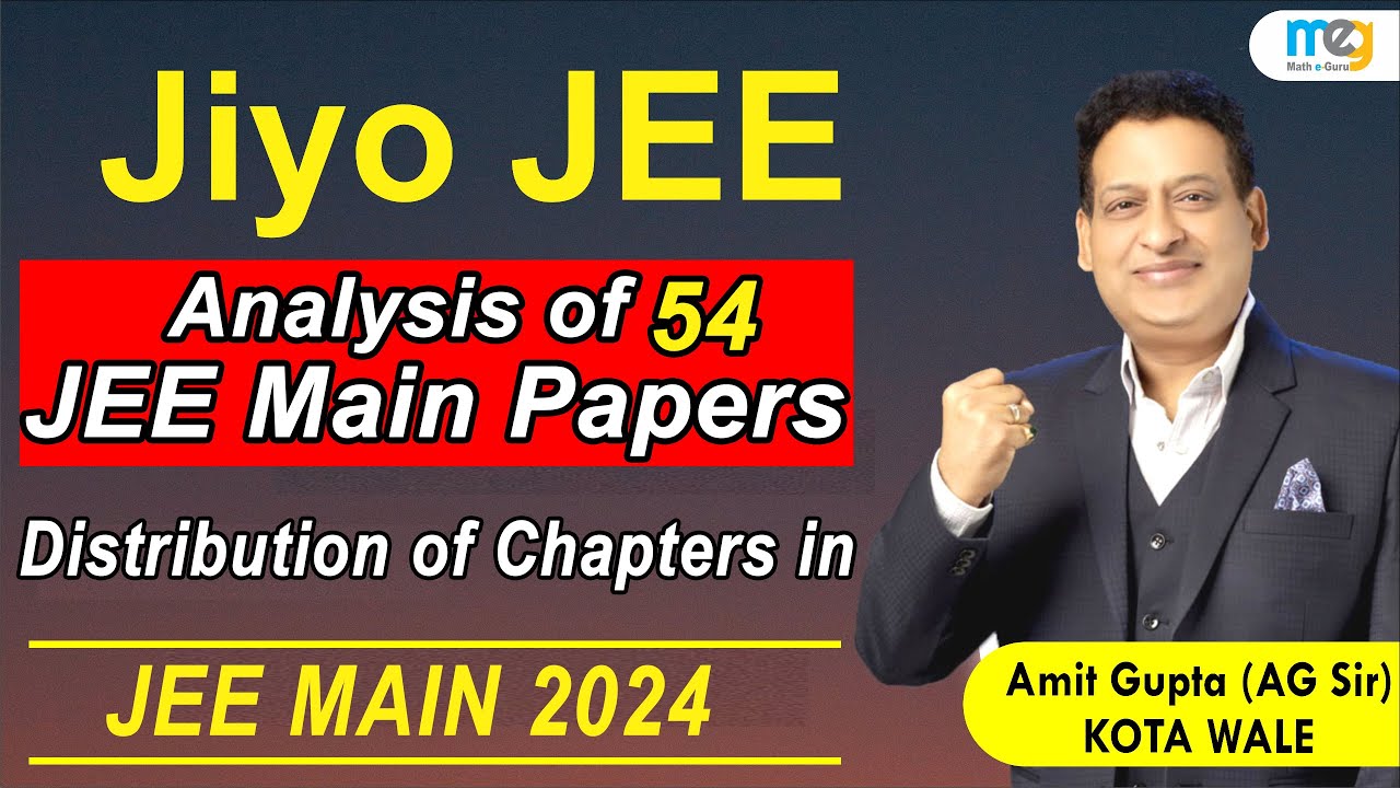 Analysis of 54 JEE Main Papers 2020 - 23 | Distribution of Marks ...