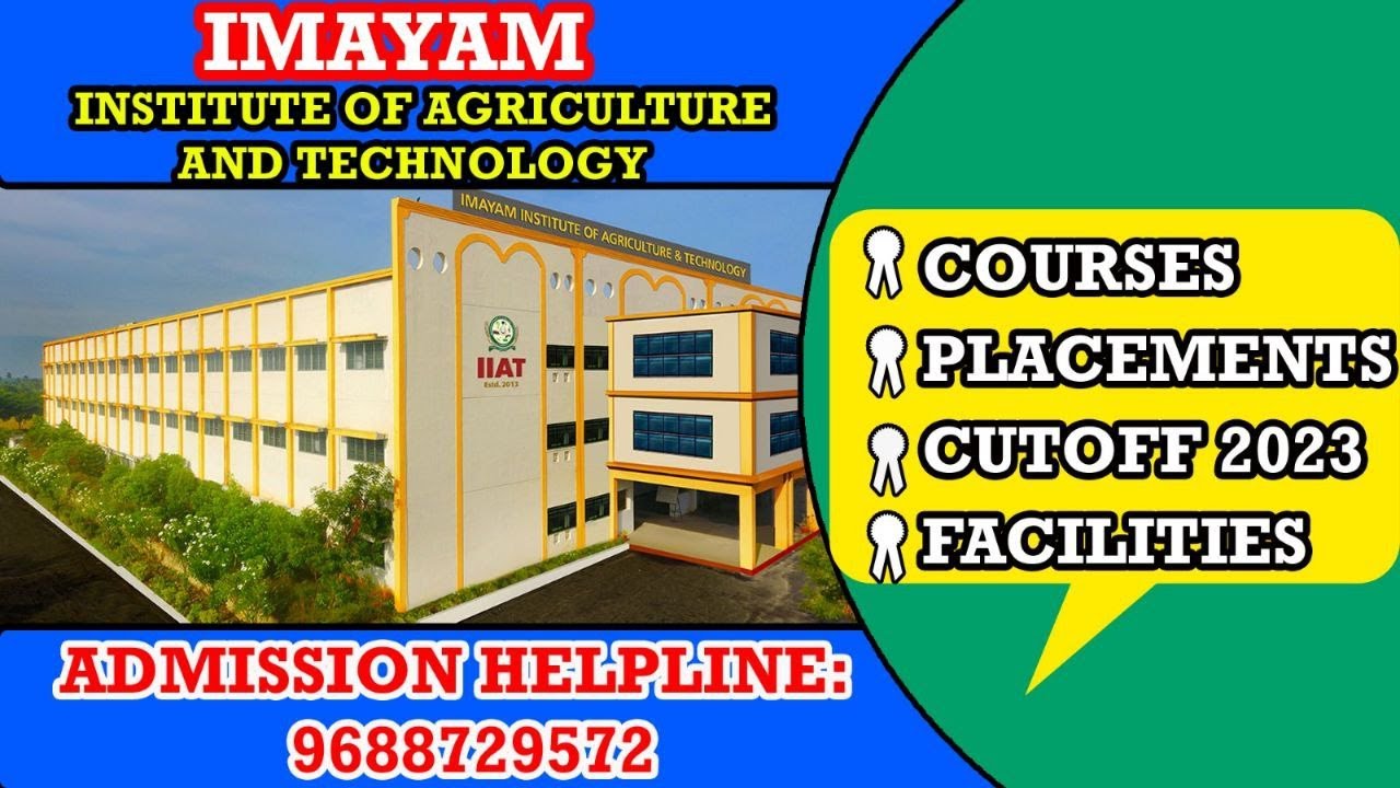 Imayam Agriculture College Cuttoff Detail And Eligibility In Tamil ...