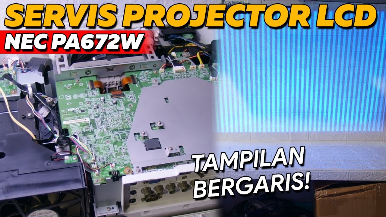 Servis Proyektor Tampilan Bergaris | MARKETLAPTOP - YouTube