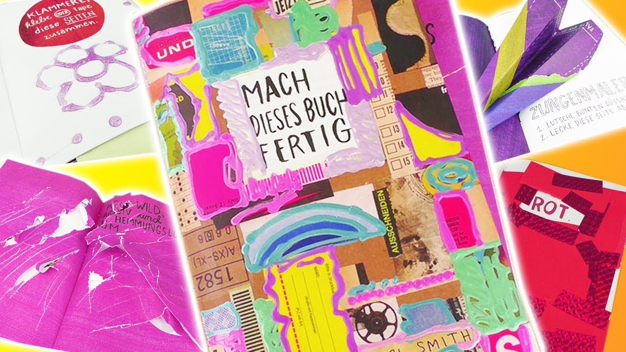 "Mach dieses Buch fertig!" 6 NEUE Aufgaben | Mach dieses Buch BUNT ...