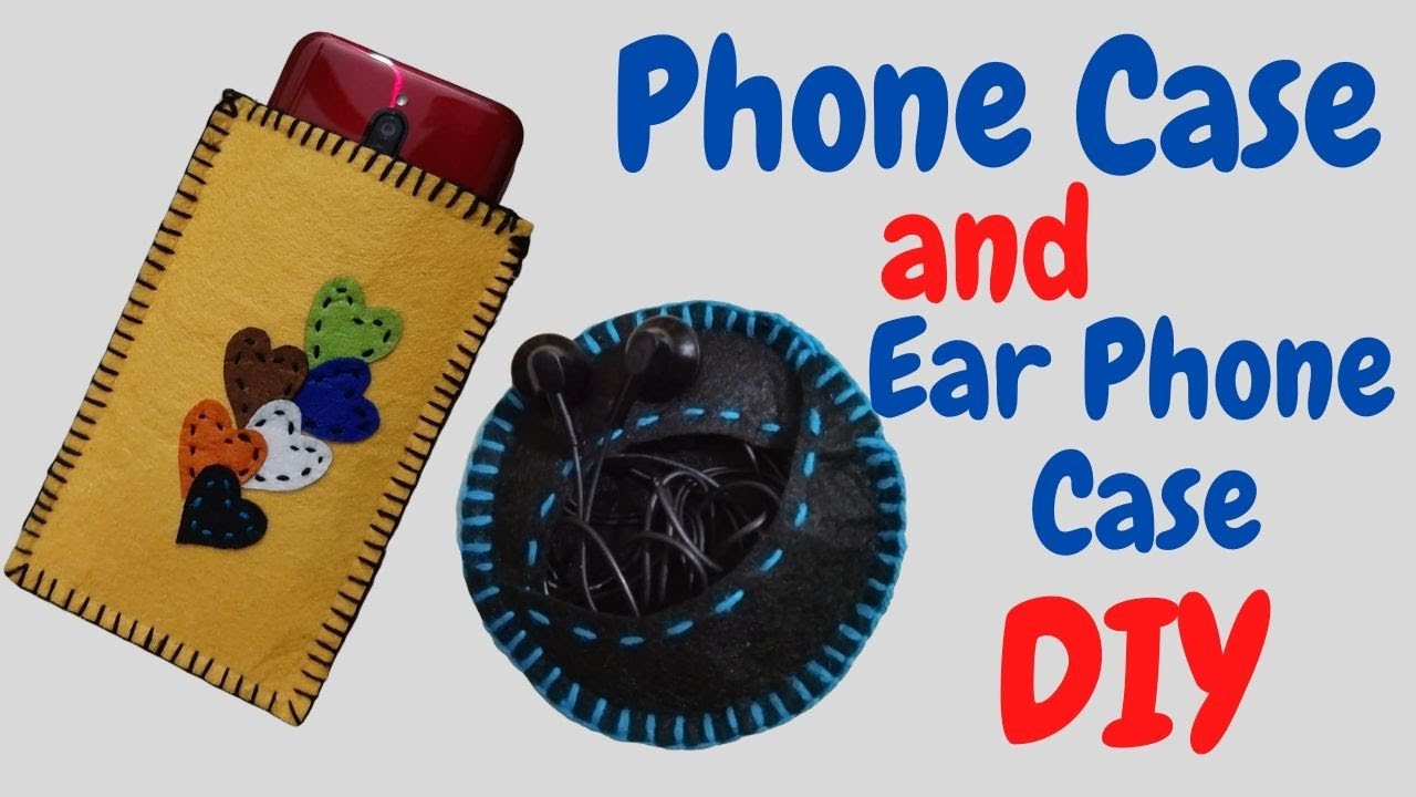 Diy Phone case I Diy ear phone case I Art and Craft I - YouTube