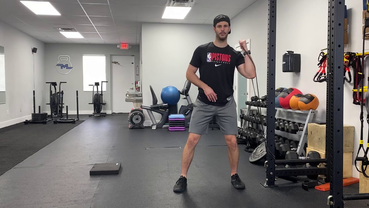 Banded Single Arm Rotational Press - YouTube