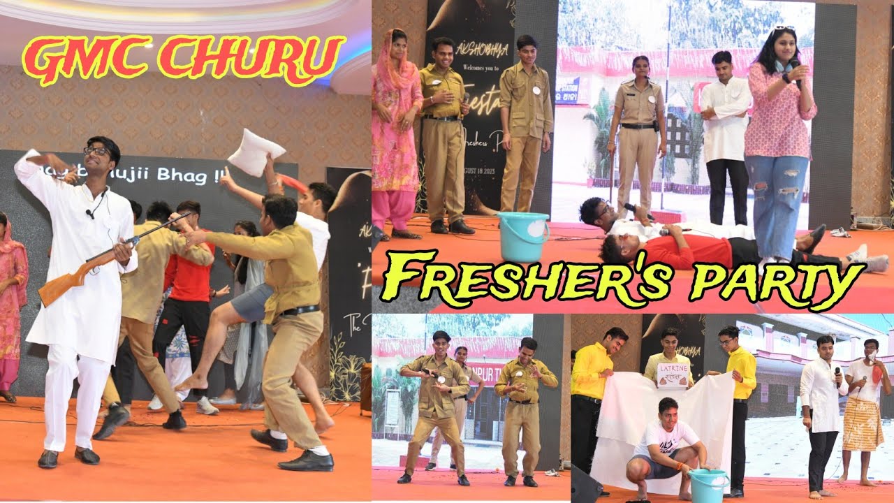 Skit Group "HASI THITHOLI" #fiesta Fresher's party Batch 2021 GMC churu ...