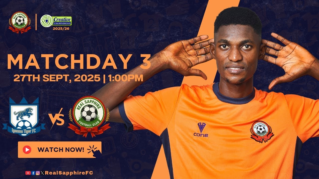 TCCLEAGUE'26 | IGANMU TIGER FC vs REAL SAPPHIRE FC - YouTube