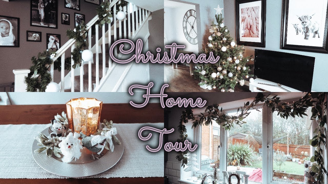 CHRISTMAS HOME TOUR 2019 | BUDGET CHRISTMAS DECOR | ellie polly - YouTube