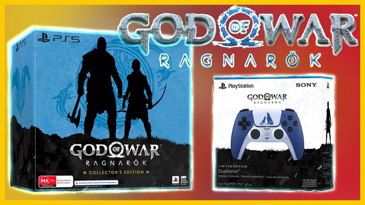 God Of War Ragnarok Collectors Edition + Limited Edition Dual Sense ...