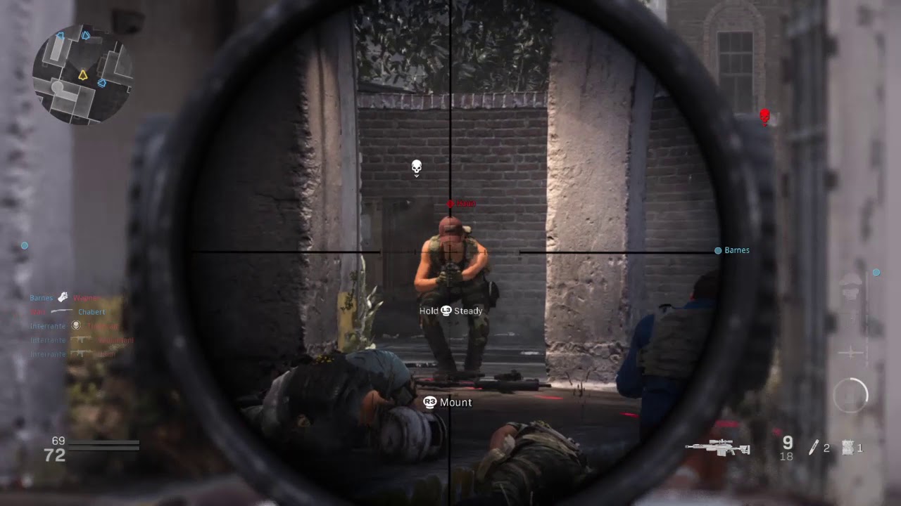 Snipers only call of duty (one player ) - YouTube