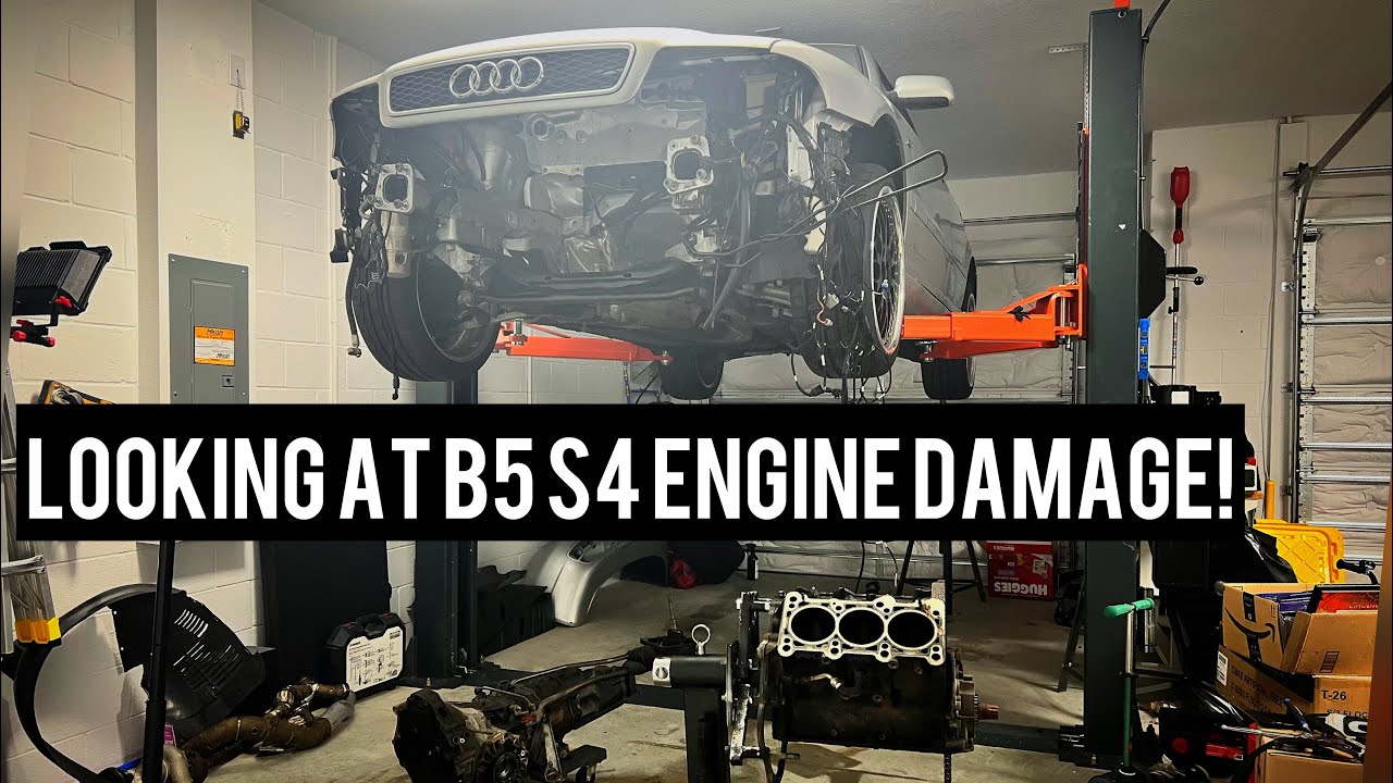 AUDI B5 S4 ENGINE TEARDOWN!!! BIG POWER COMING SOOON - YouTube