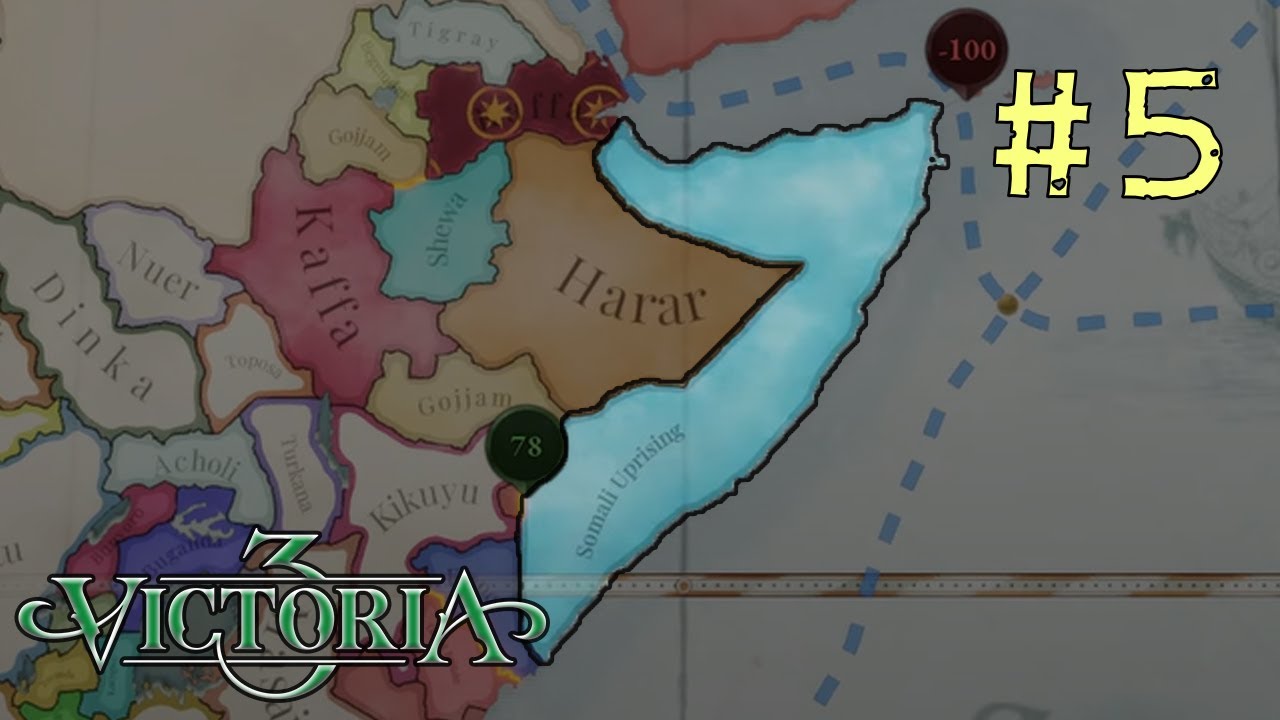 Victoria 3: Jabal Shammar [5] - Crush the Somali Revolt - YouTube