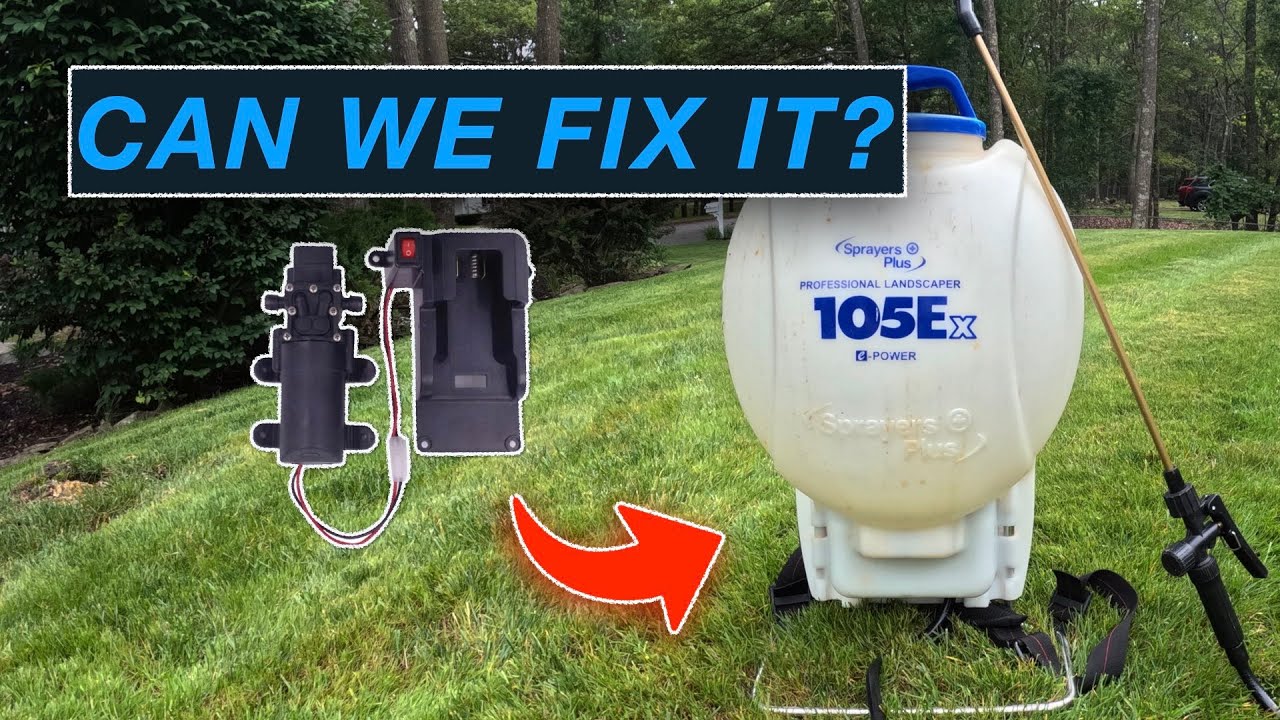 SPRAYERS PLUS 105EX BACKPACK SPRAYER | PUMP REPLACEMENT - YouTube