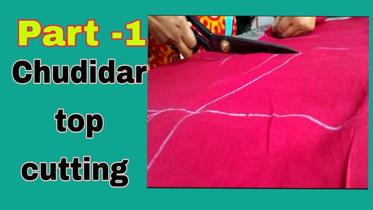 Easy and simple Chudidar top cutting||Chudidar top cutting 💃 - YouTube