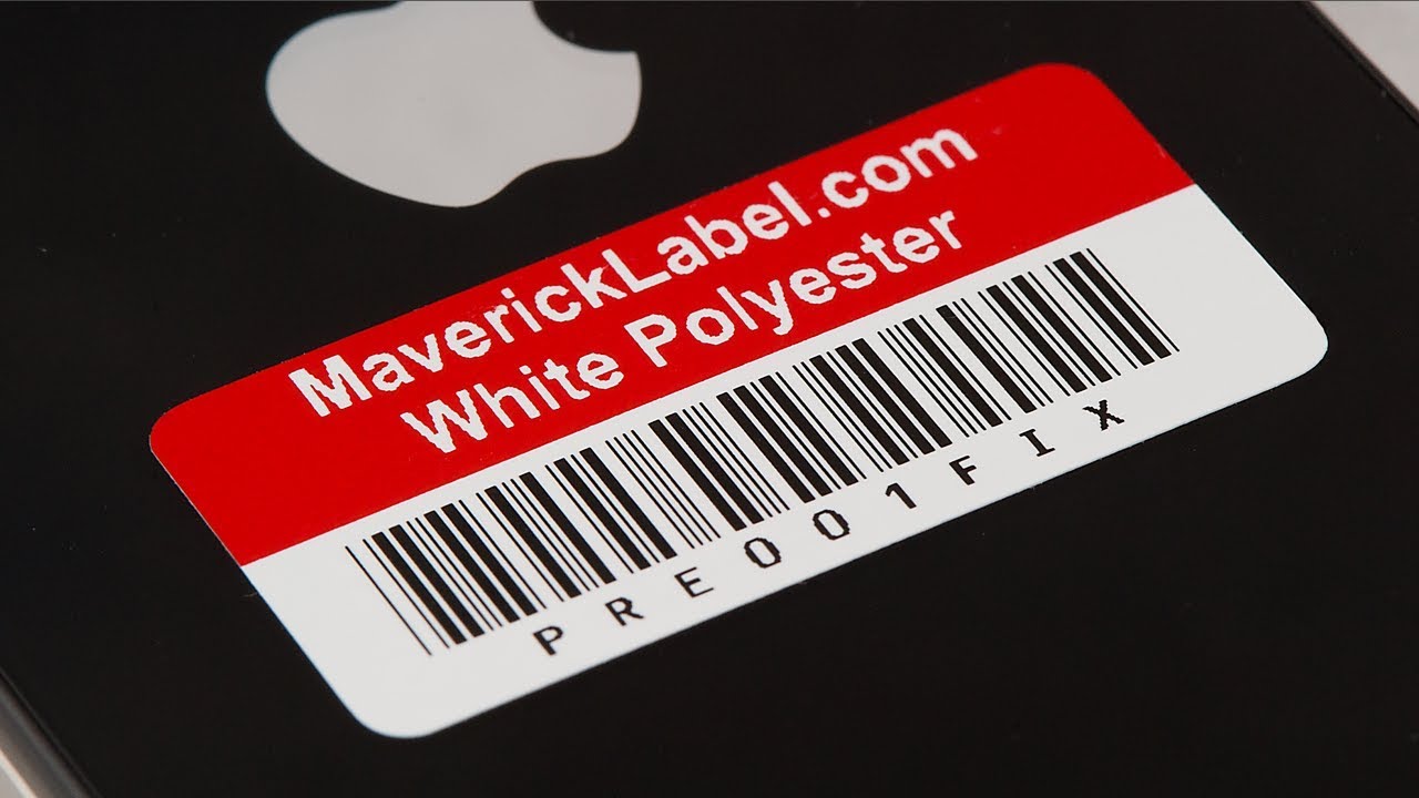 Asset Tags Materials White 2mil Poly - YouTube