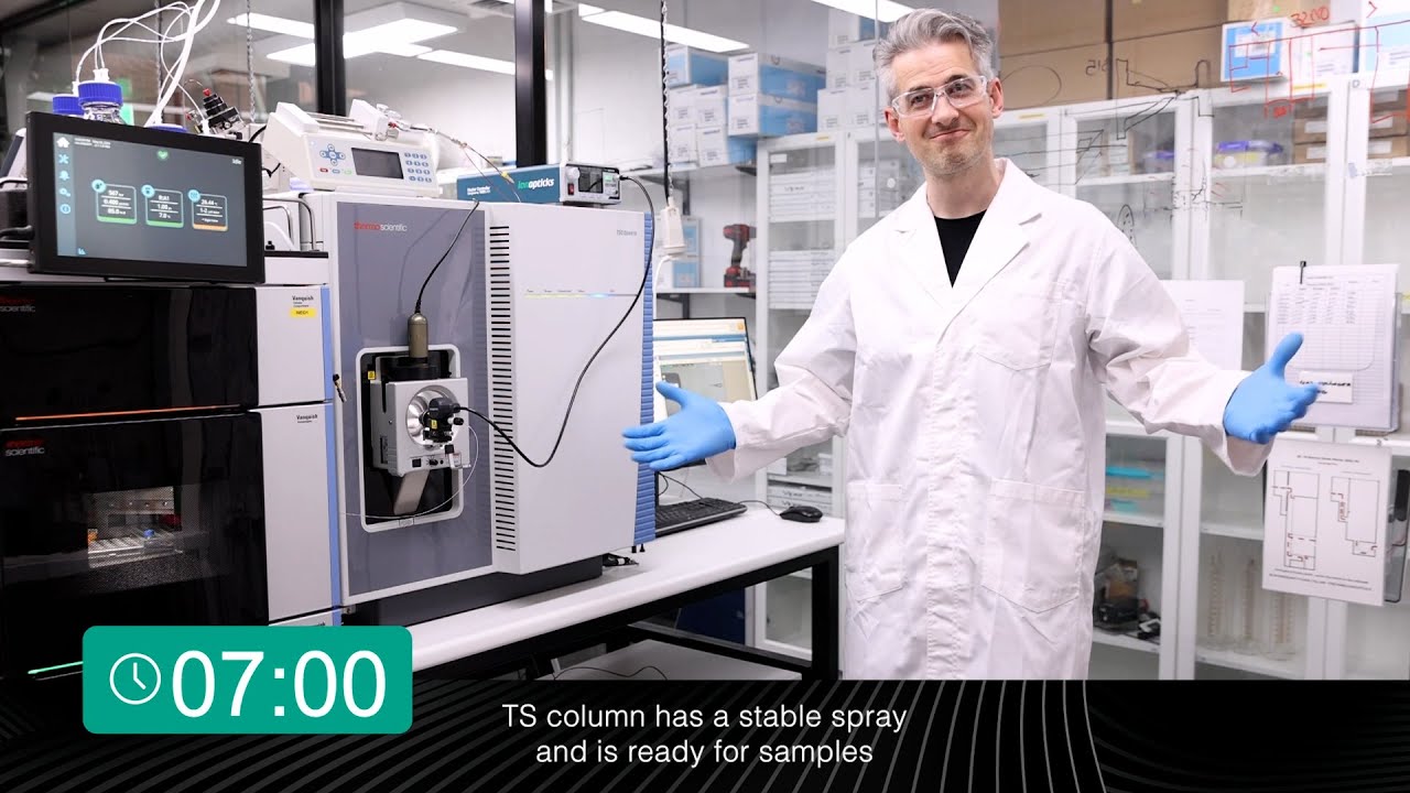 Aurora TS up and running on Thermo instrument in 7 minutes flat. - YouTube