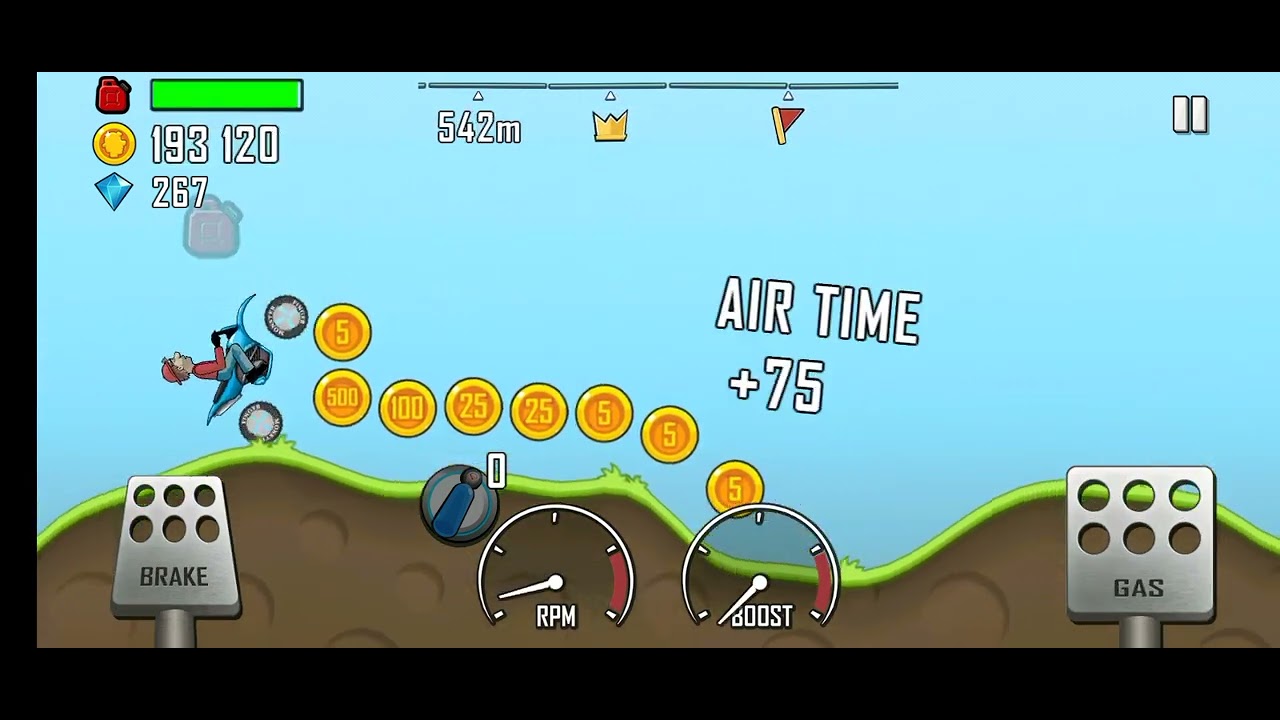 Hill Climb Racing Game || Car In very high speed Games Videos 👍🌹||Good ...