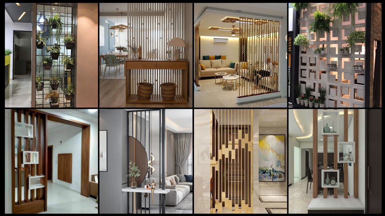gorgeous 😍 latest partition wall decor ideas #decoration - YouTube