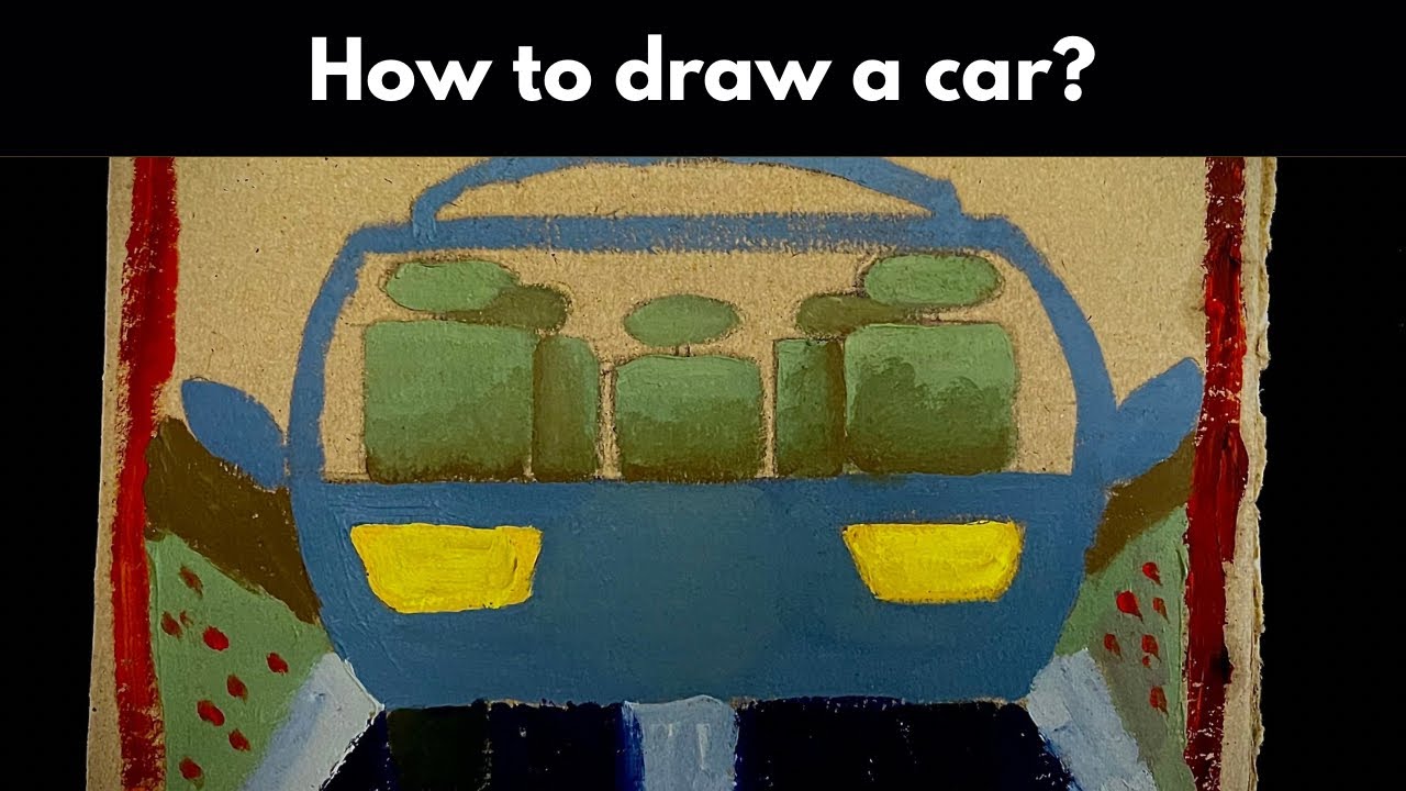 HOW TO DRAW A CAR / Simple And Fun Car Drawing Tutorial For Kids: Learn ...