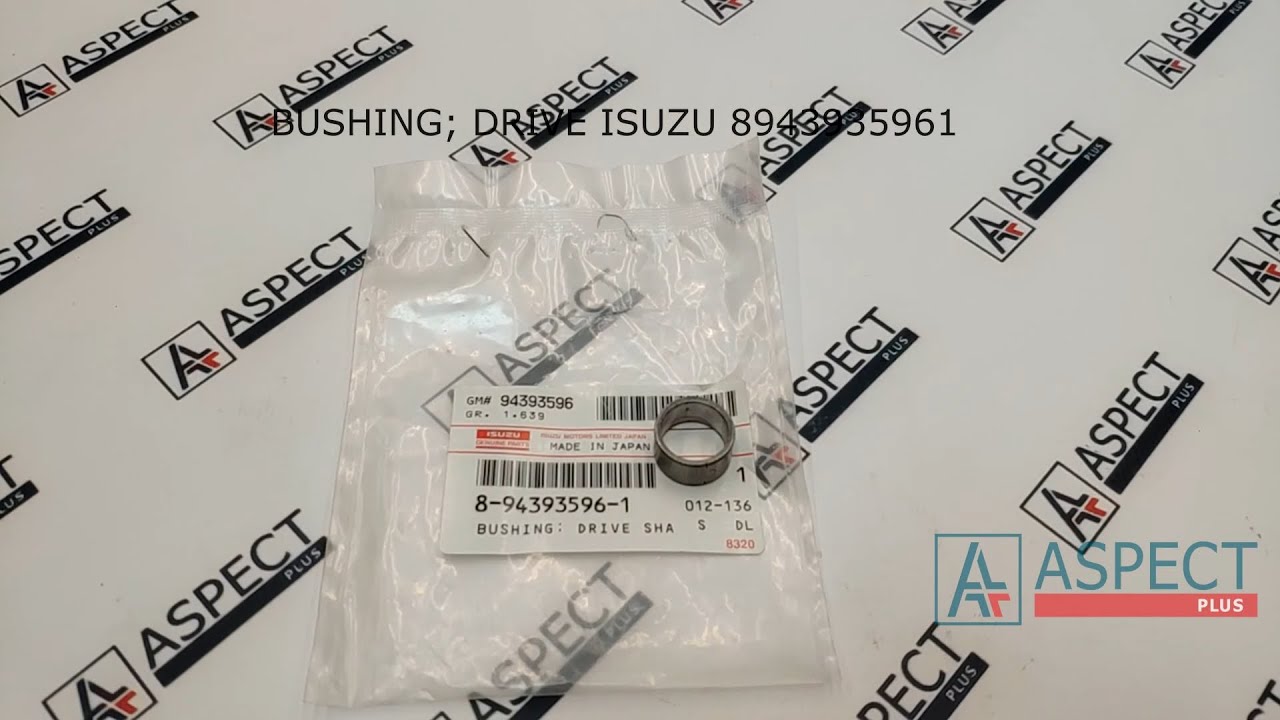 Втулка вала масляного насоса Isuzu 4HK1 8943935961 BUSHING; DRIVE - YouTube