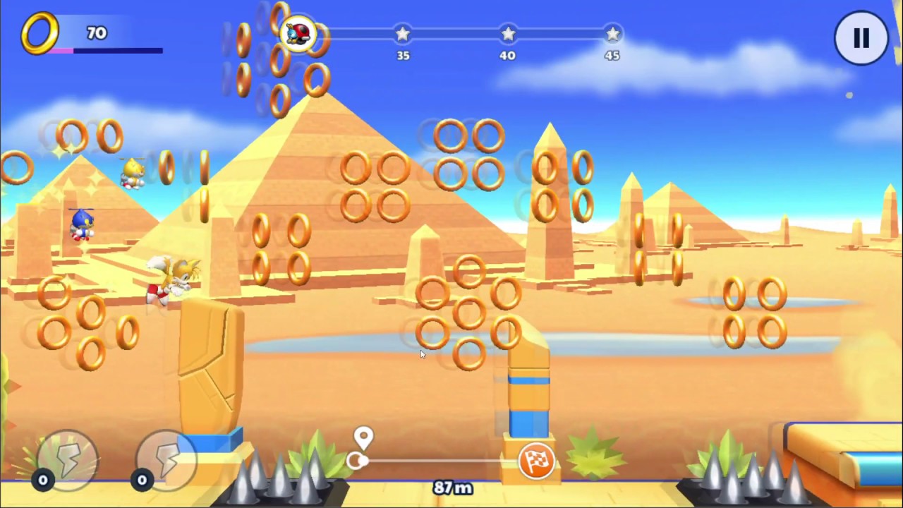 Sonic Runners Adventure - Desert Ruins Zone Full Walkthrough - YouTube