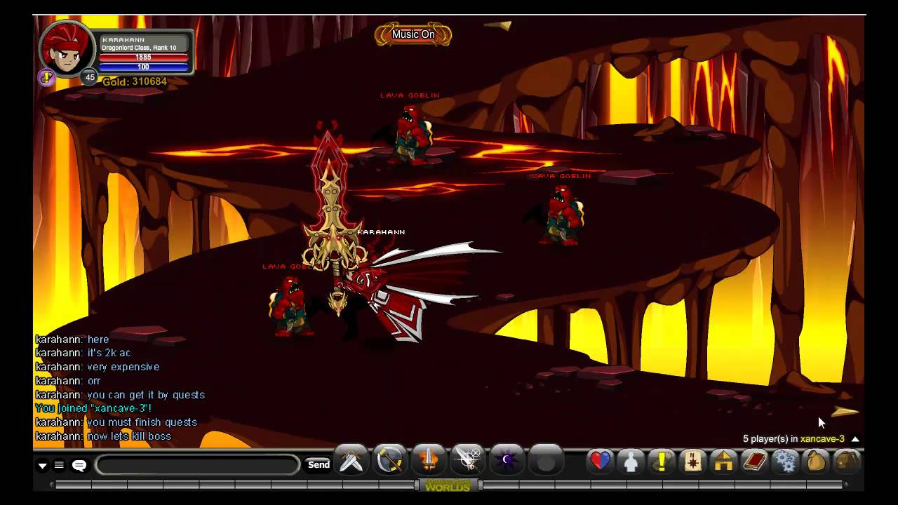 AQW How to Get Pyromancer Class - YouTube