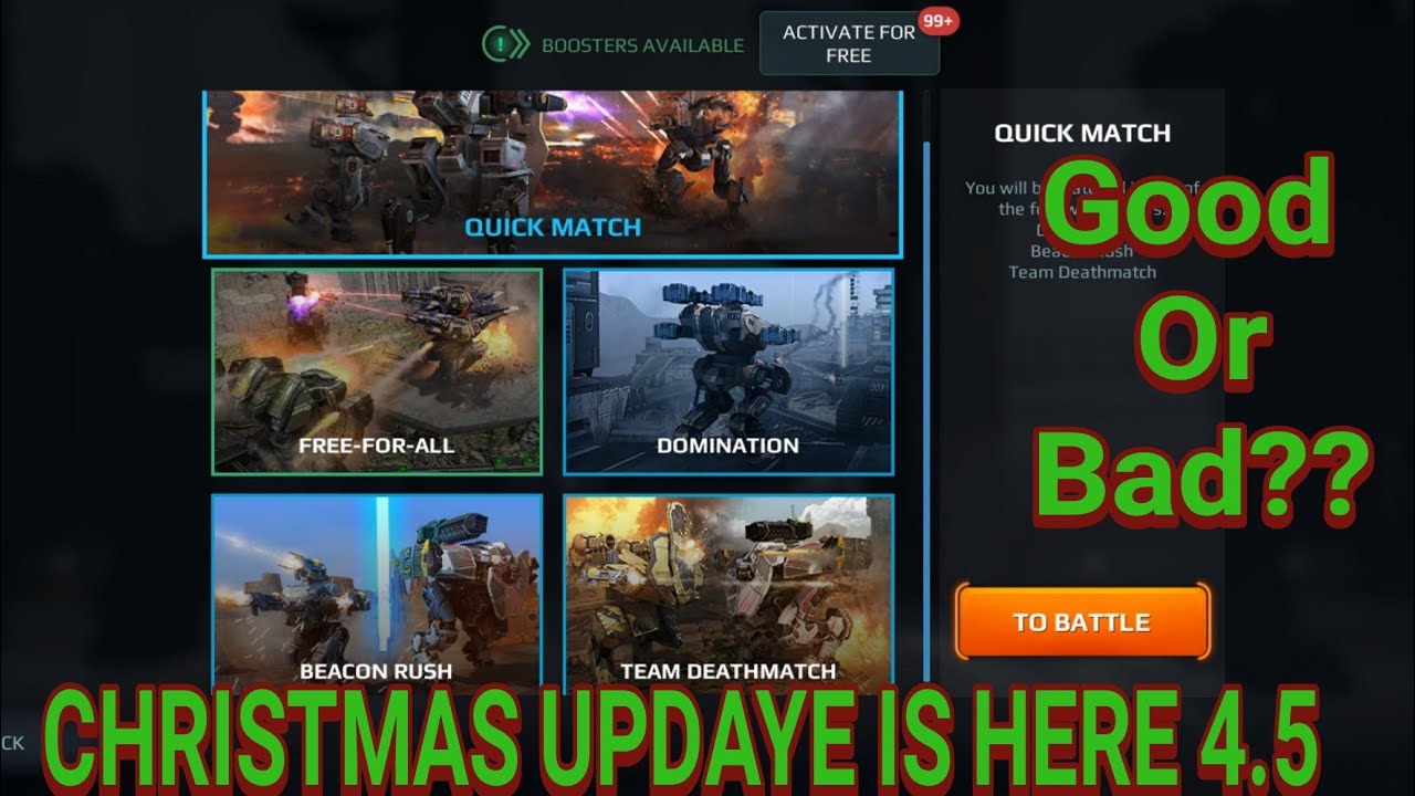 EVERYTHING YOU NEED TO KNOW Components Conversion War Robots CHRISTMAS ...