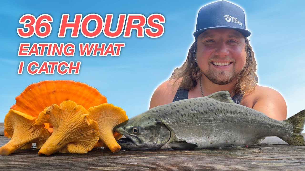 Eating ONLY What I CATCH For 36 HOURS - COASTAL EDITION - YouTube