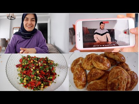 ÖZGÜ NEFES’İ ÇOK GÜZEL SEVİYOR😍 | KIYIR KIYIR DEREOTLU POĞAÇA VE KÖZLENMİŞ BİBER SALATASI TARİFİ