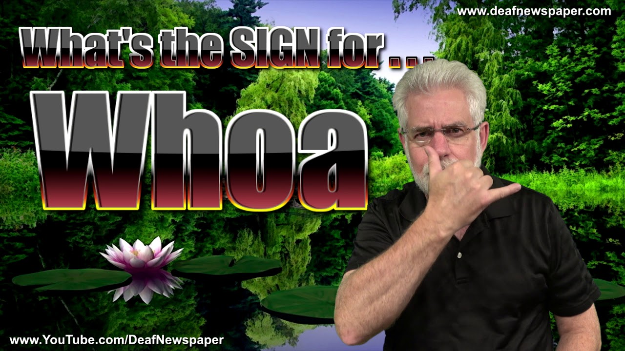 ASL: Sign for WHOA #39 - YouTube