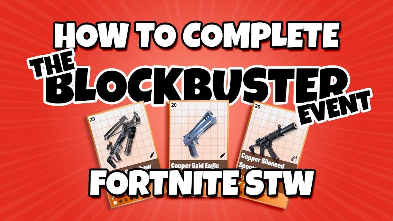 How to Complete the Blockbuster Event | Silenced Specter | Fortnite STW ...