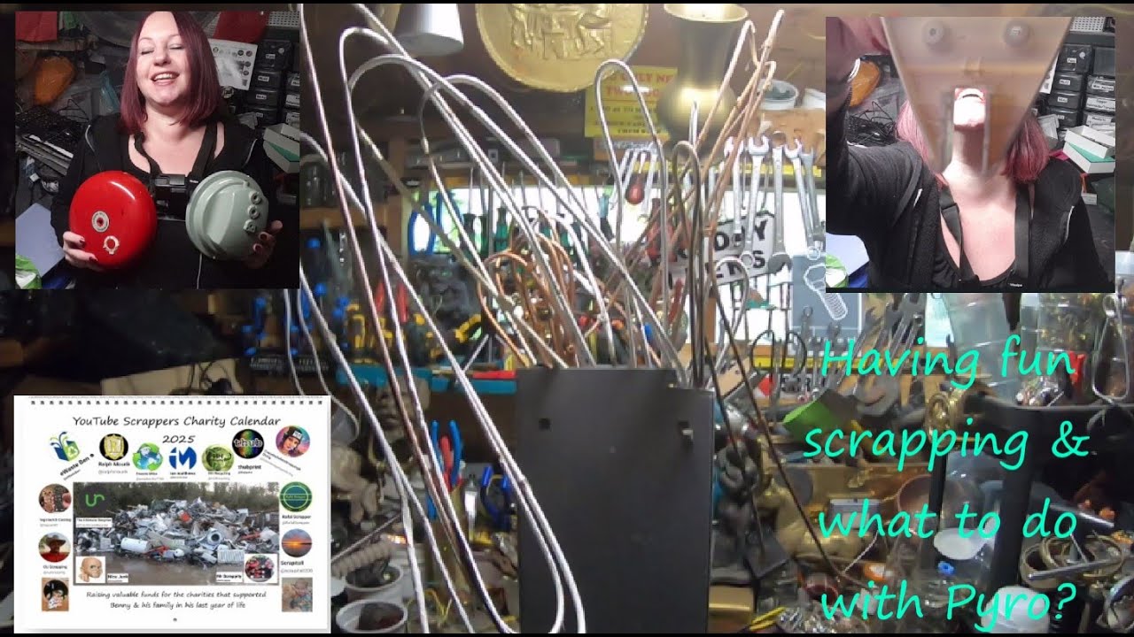 Copper pyro score, dumpster diving, mini pick up and teardowns, let's ...