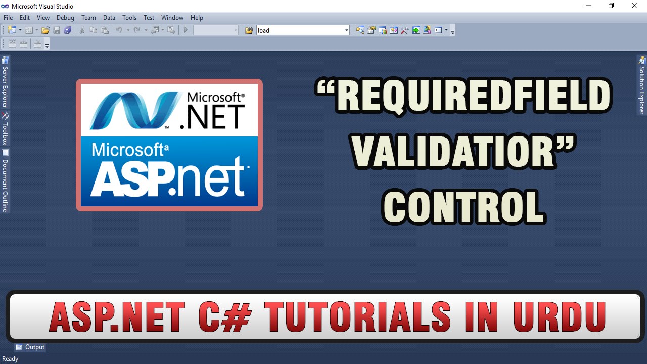 ASP NET C# Tutorial In Urdu - "RequiredFieldValidator" Control - YouTube