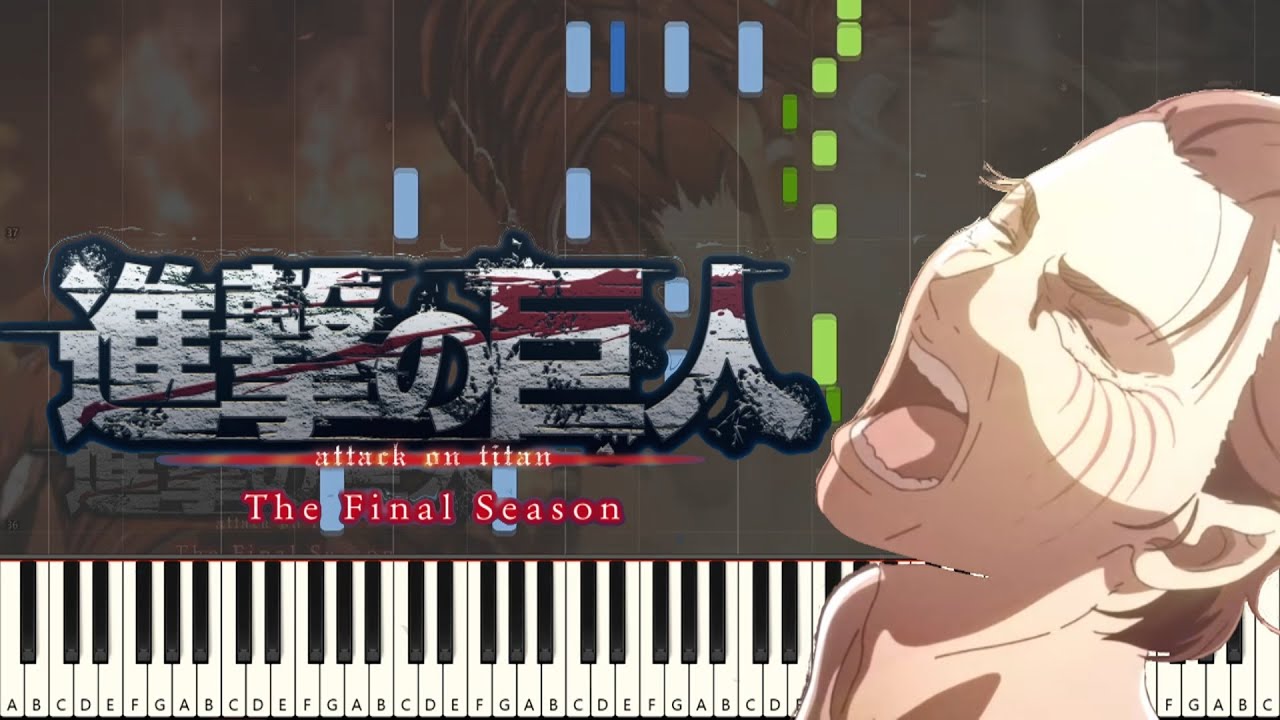 SiM - The Rumbling (Piano Tutorial) | Attack on Titan Season (進撃の巨人) 4 ...