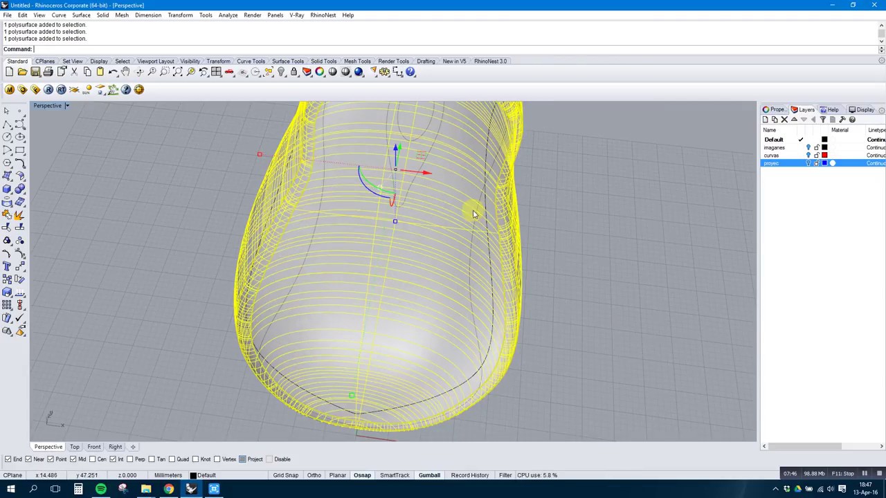 Tutorial Rhino modelo mouse parte 5 - YouTube