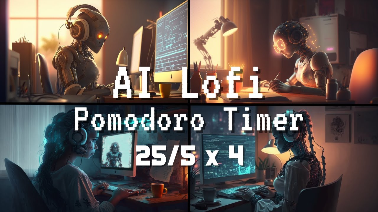 AI Music || LOFI Music || POMODORO Timer (25/5 x 4) || 2-Hour Study ...