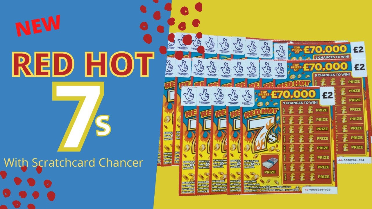 **NEW** Red Hot 7s - £2 scratch cards today - with Scratchcard Chancer ...