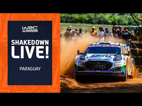 🔴 Shakedown LIVE | WRC ueno Rally del Paraguay 2026 🇵🇾