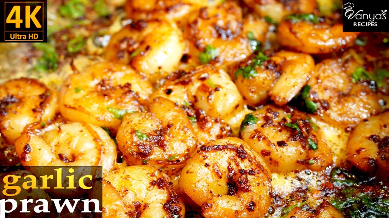 Garlic Prawn Recipe | Easiest 5 Min. Recipe To Make Butter Garlic Prawn ...