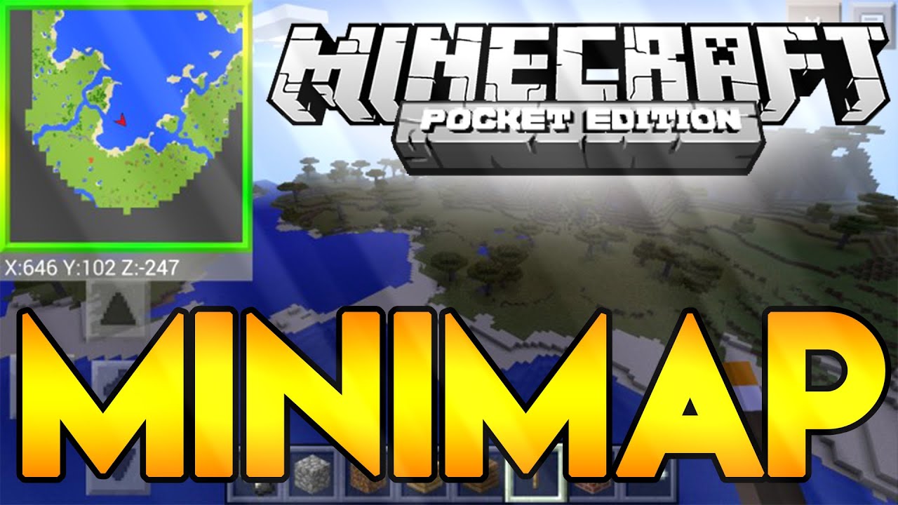 MiniMap - MOD - Minecraft PE - 0.15.0/0.16.0 - DOWNLAOD - YouTube