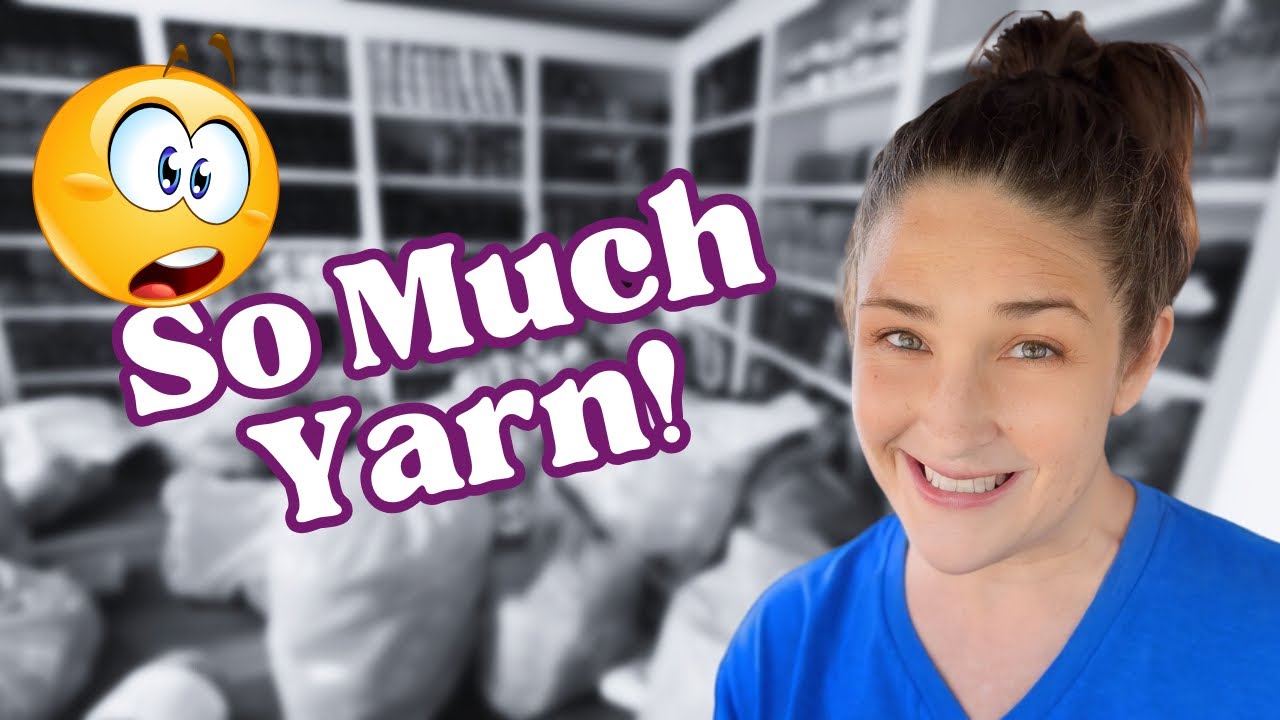 Ultimate YARN ORGANIZATION ~ Slowly Transforming My Mom’s GIGANTIC YARN ...